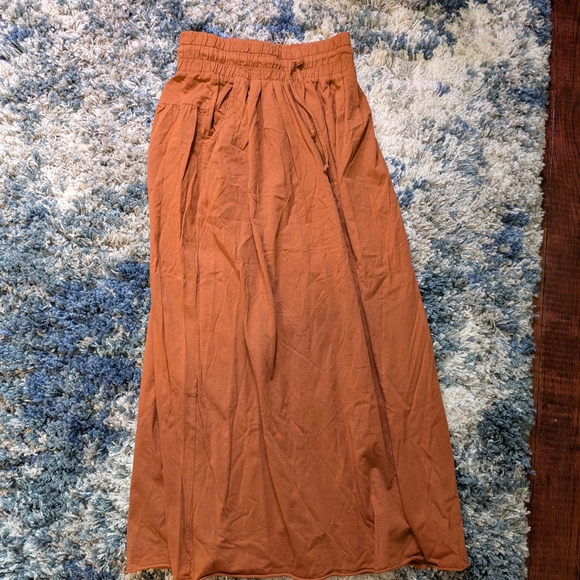 longway | Skirts | Longway Rust Maxi Skirt | Poshmark